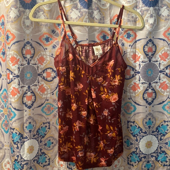 Self Esteem | Tops | Self Esteem Floral Cami | Poshmark
